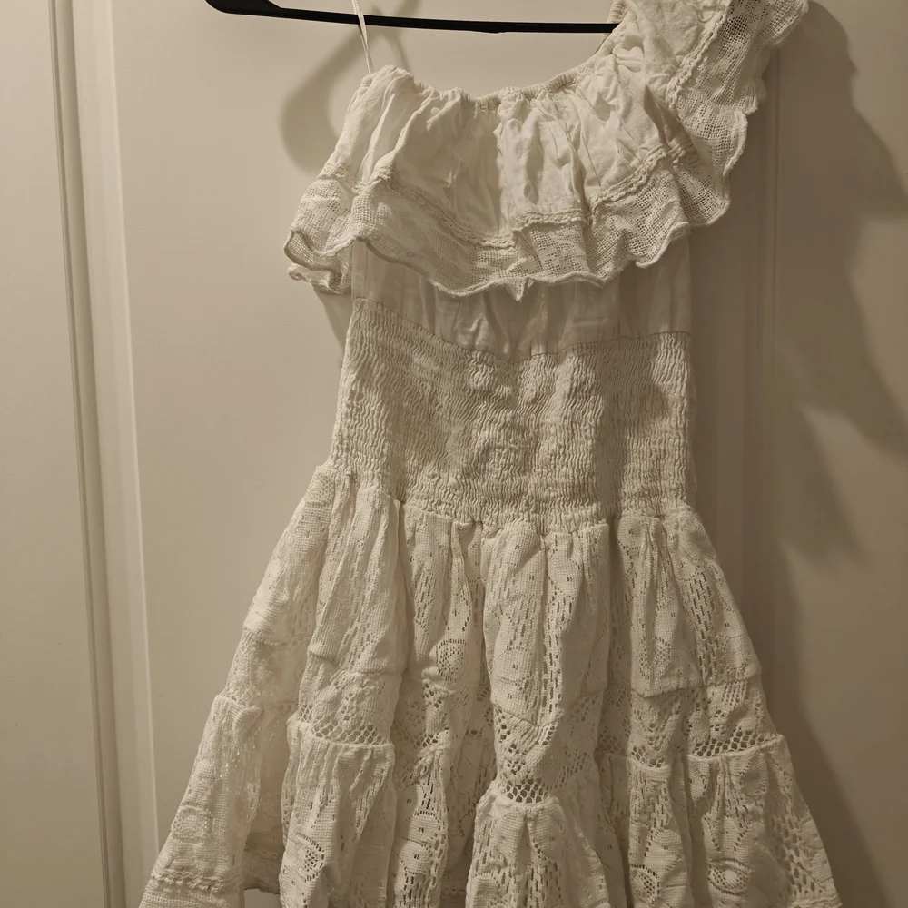 Dresses | Nuuly Oneshoulder Ruffled Lace Mini Dress | Poshmark